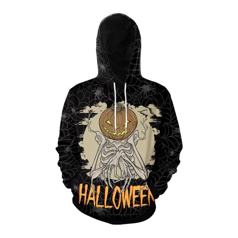 Happy Halloween 3D Print Hoodie - Helloice Apparel