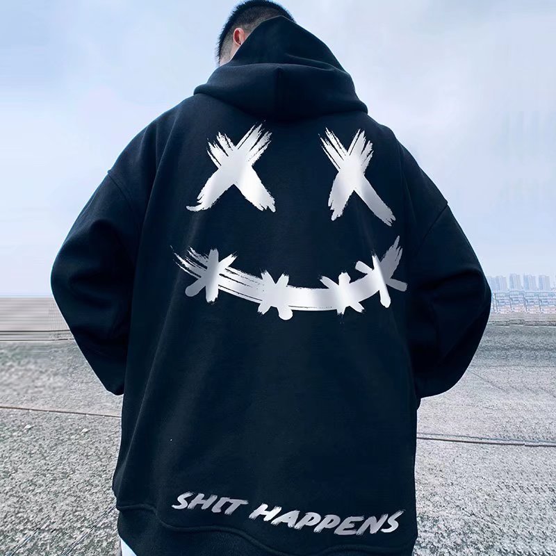 Zipped Cardigan Oversize Hoodie - Helloice Apparel