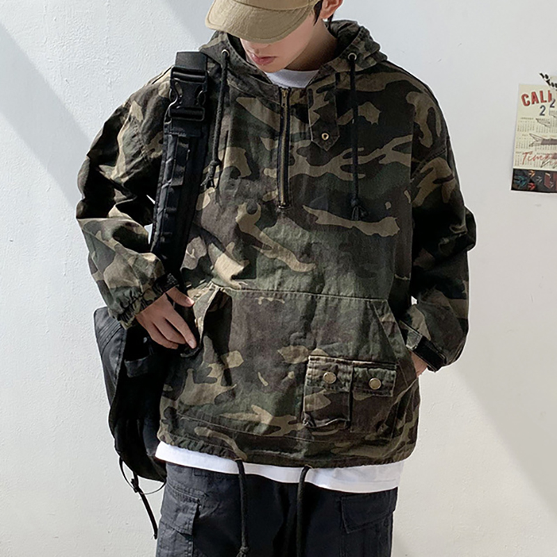 New Men's Camouflage Hooded Jacket - Helloice Apparel