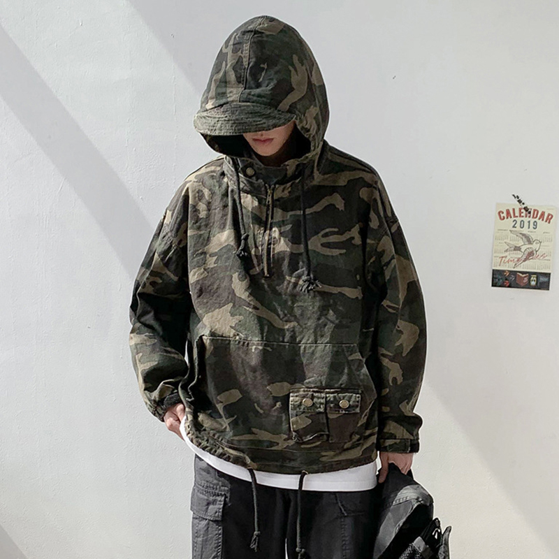New Men's Camouflage Hooded Jacket - Helloice Apparel