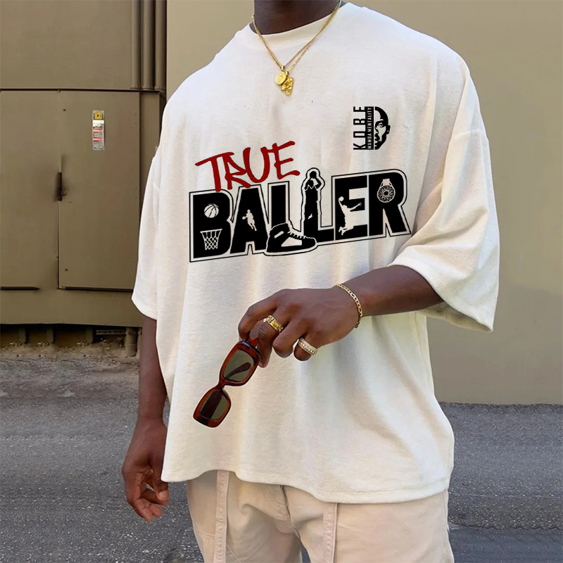 True Baller Print T-shirt - Helloice Apparel