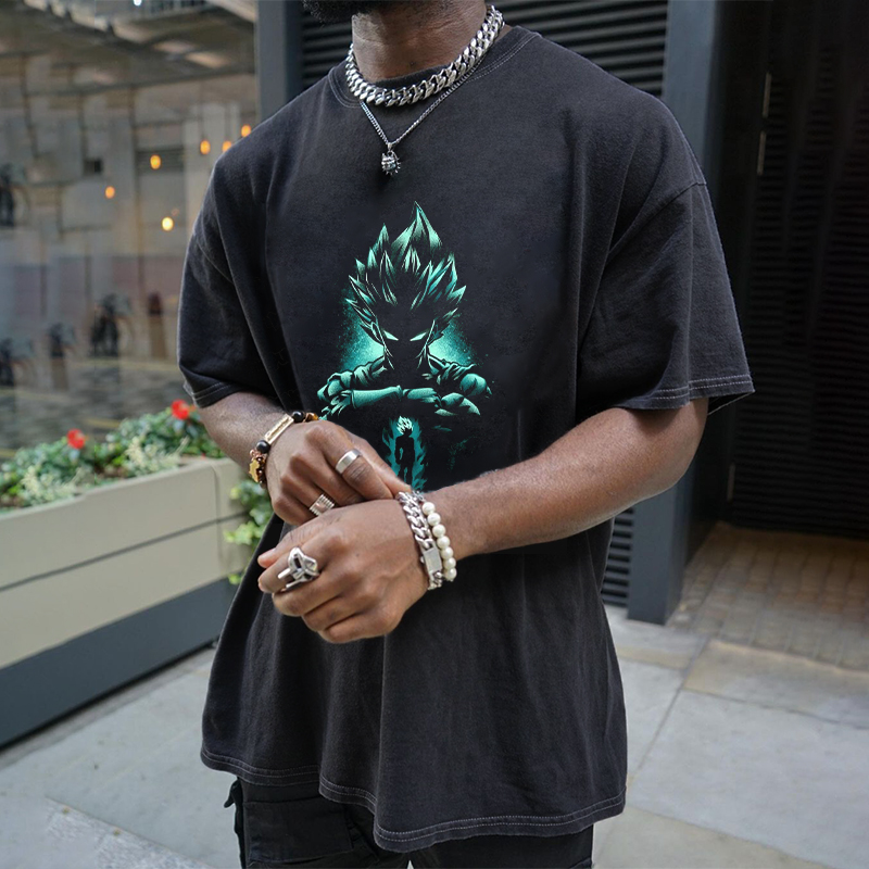 Graphic Tee Anime Character Elements - Helloice Apparel