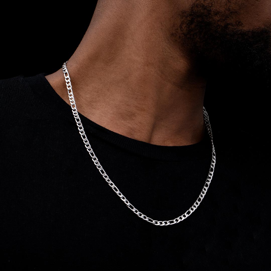 4mm Figaro Chain - Helloice