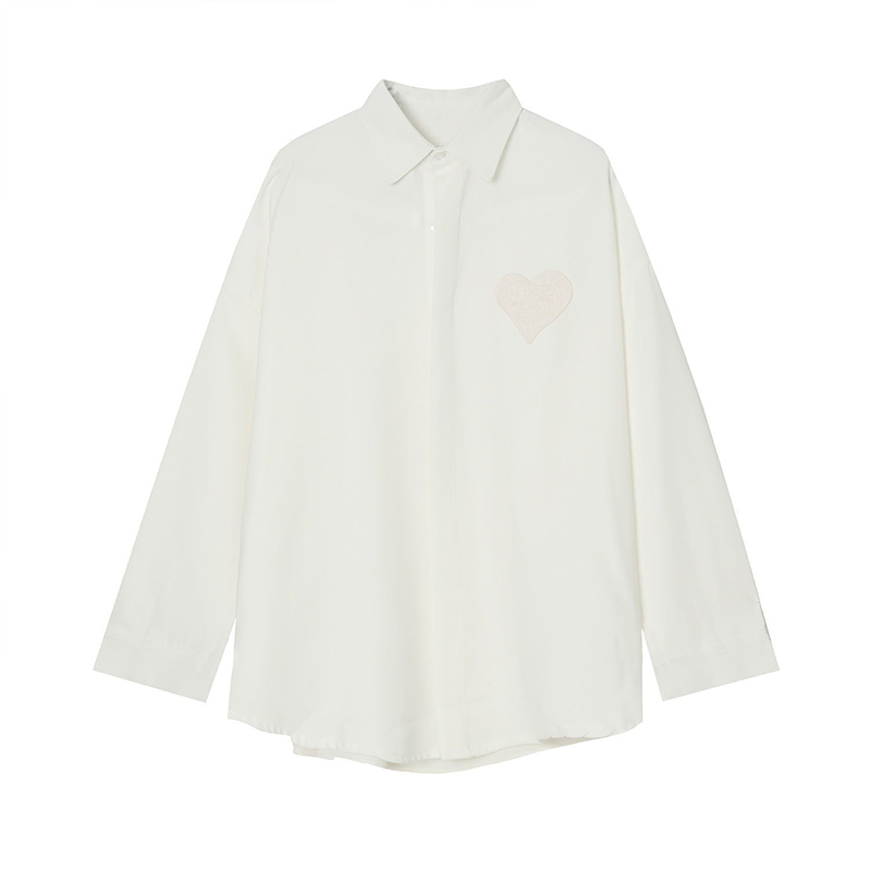 Street Color Heart Long Sleeve Shirt - Helloice Apparel