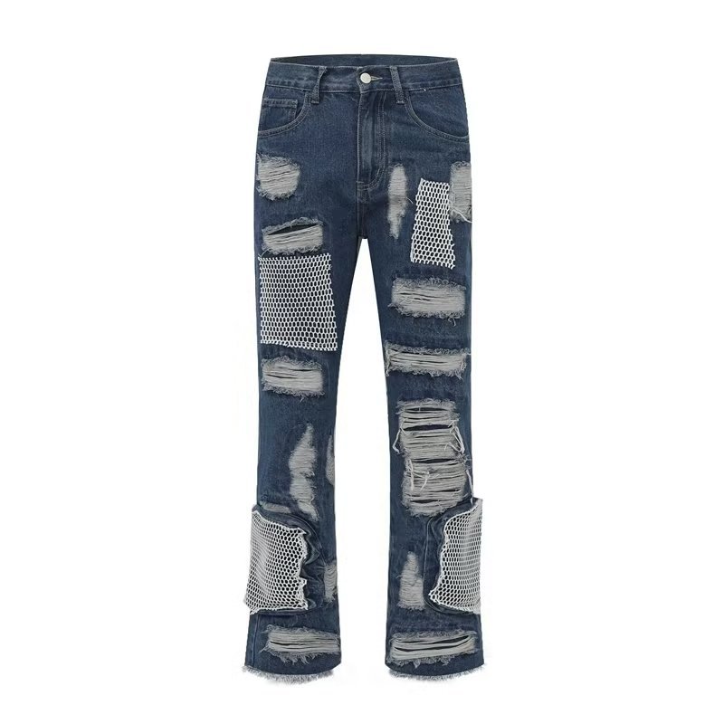 Street Ripped Hip Hop Jeans - Helloice Apparel