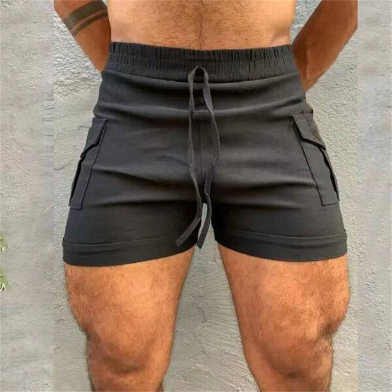 Casual Thin Sports Fitness Drawstring Shorts - Helloice Apparel