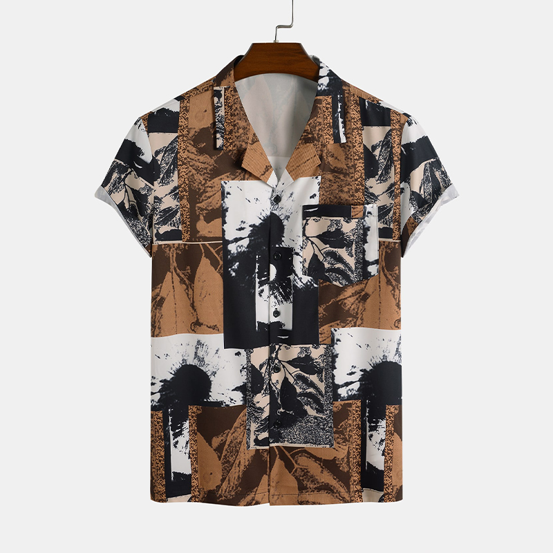 Trendy Graphic Print Resort Shirt - Helloice Apparel