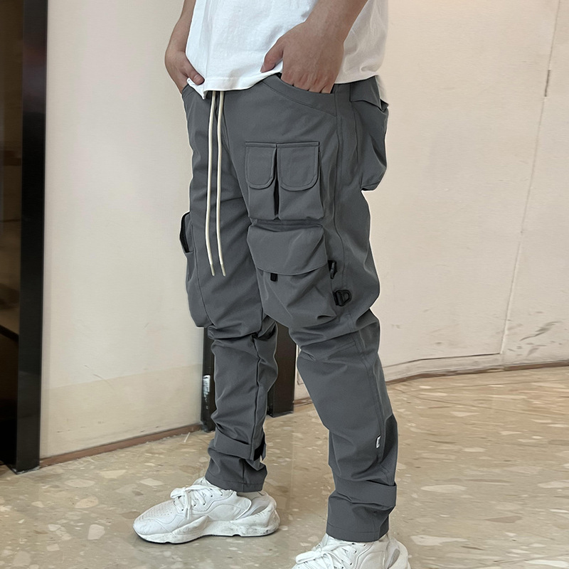Multi-Pocket Track Pants - Helloice Apparel