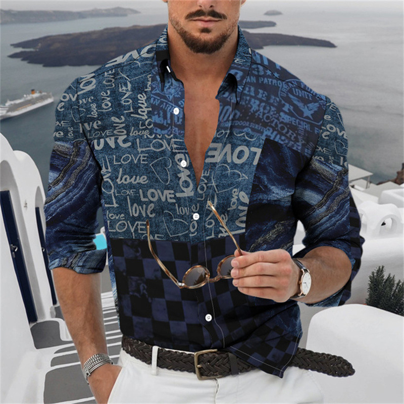Resort Baroque Print Shirt - Helloice Apparel
