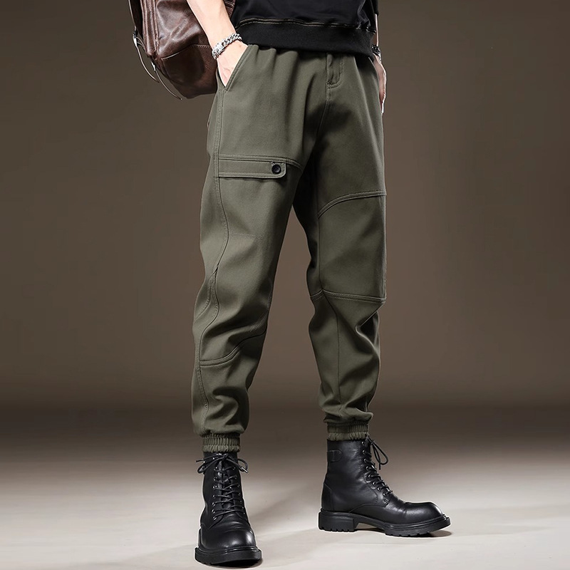 Retro Solid Color Cargo Pants - Helloice Apparel