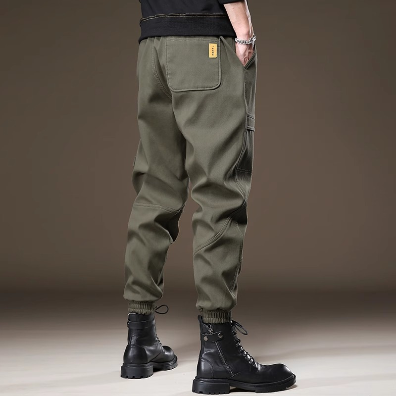 Retro Solid Color Cargo Pants - Helloice Apparel