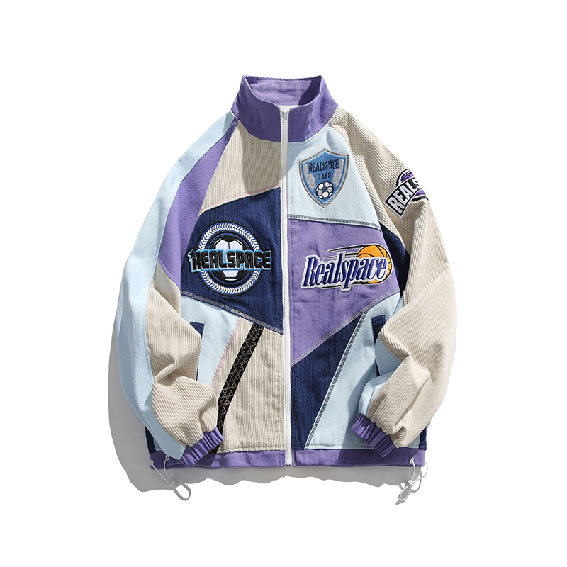 Couple Street Color Contrast Design Jacket - Helloice Apparel