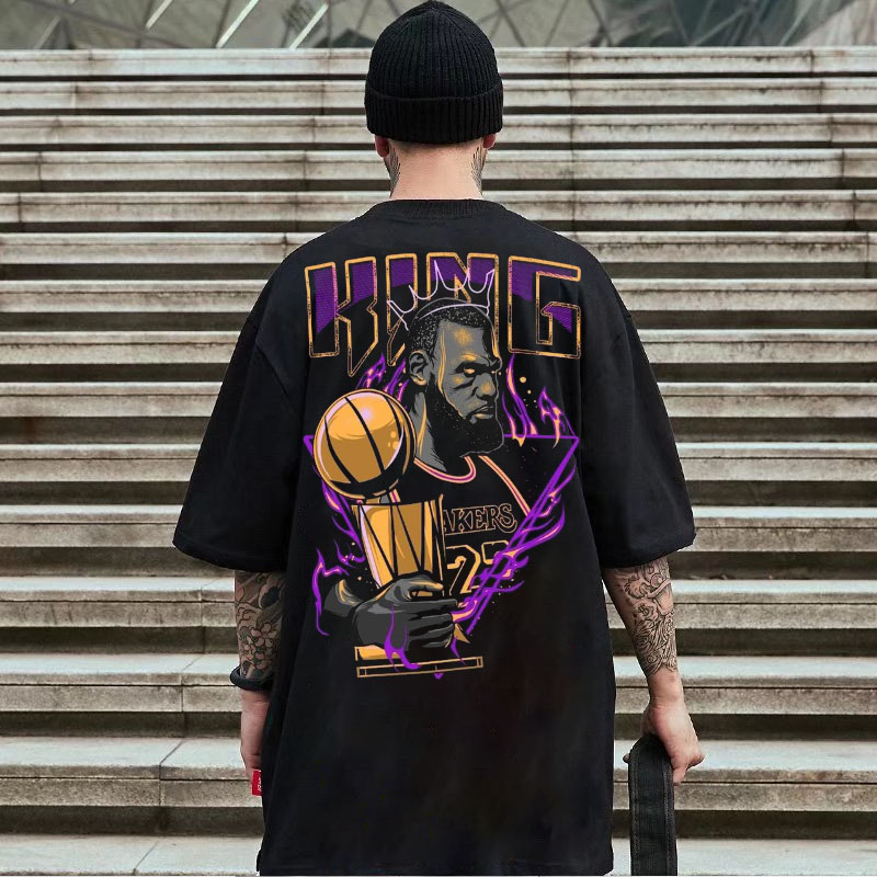 King of Basketball Graffiti T-Shirt - Helloice Apparel
