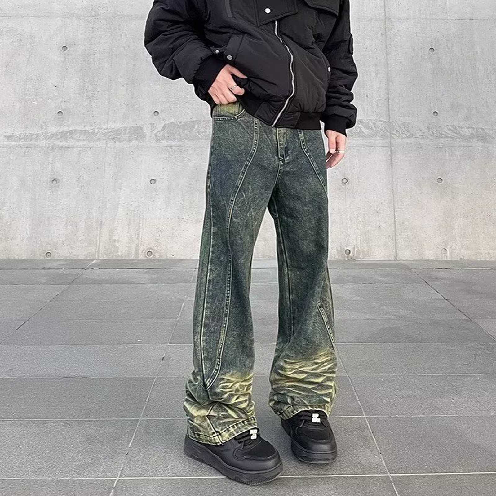 Cleanfit Distressed Washed Patchwork jeans - Helloice Apparel