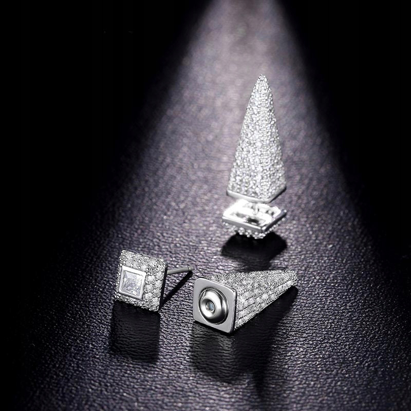 Spike Cone Shape Stud Earring - Helloice