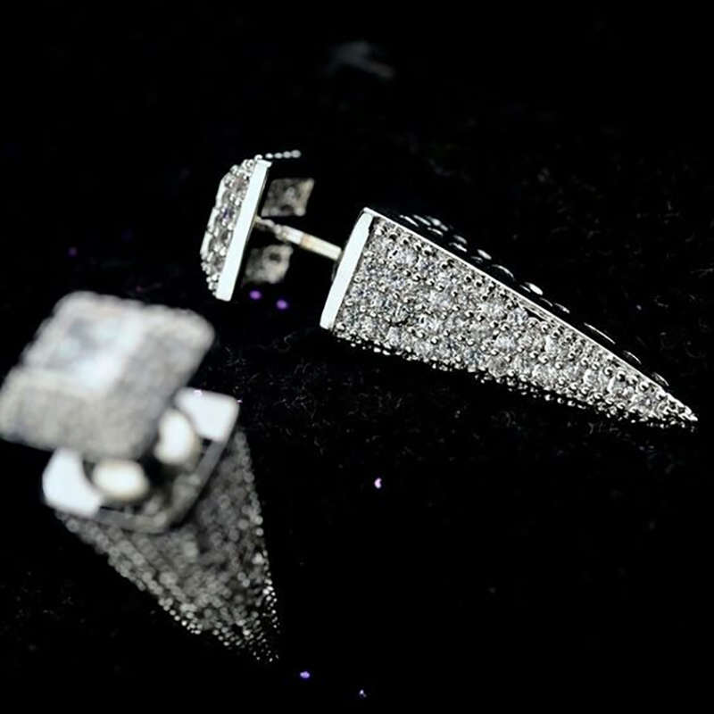 Spike Cone Shape Stud Earring - Helloice