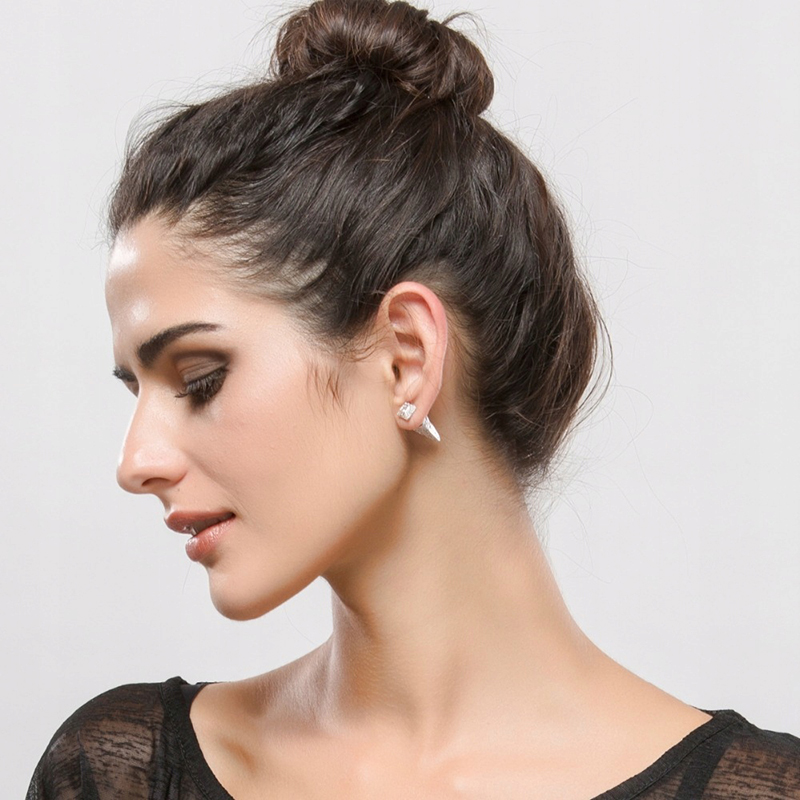 Spike Cone Shape Stud Earring - Helloice
