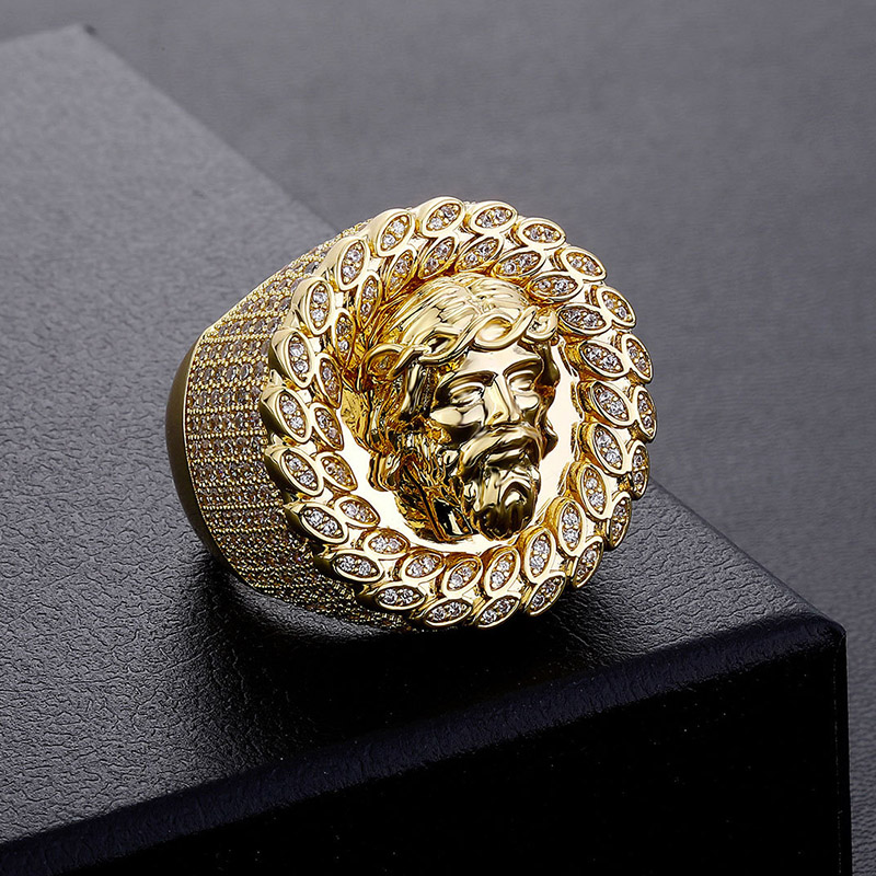Iced Out Jesus Ring - Helloice