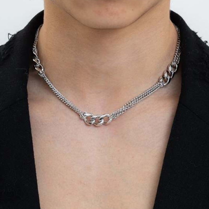 Patchwork Diamond Cut Cuban Chain - Helloice