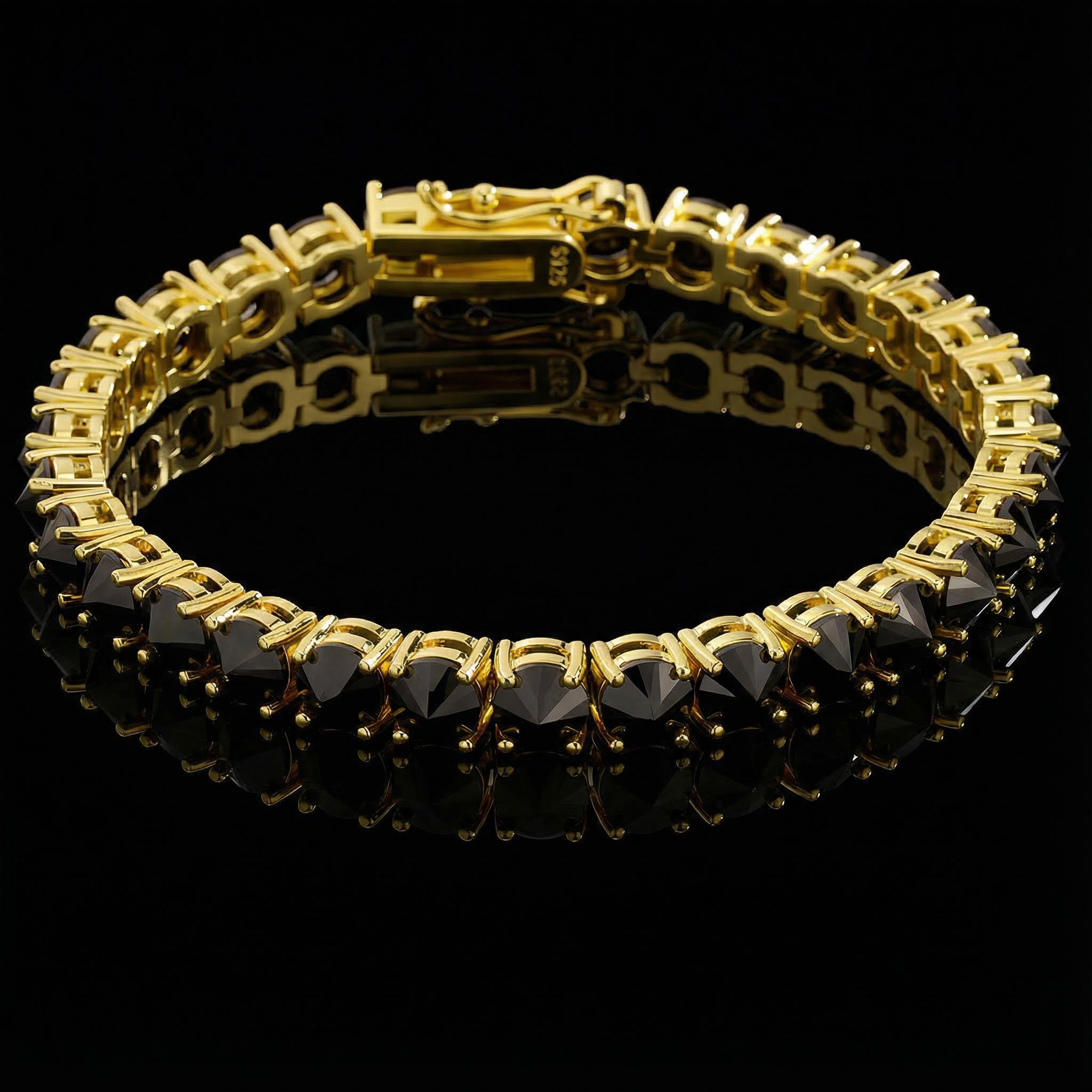 5mm Iced Out Inverted Setting Tennis Bracelet - Helloice