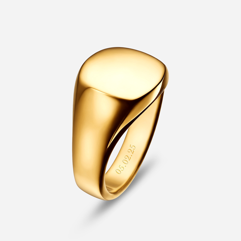 18K Gold Finish Ring - Helloice