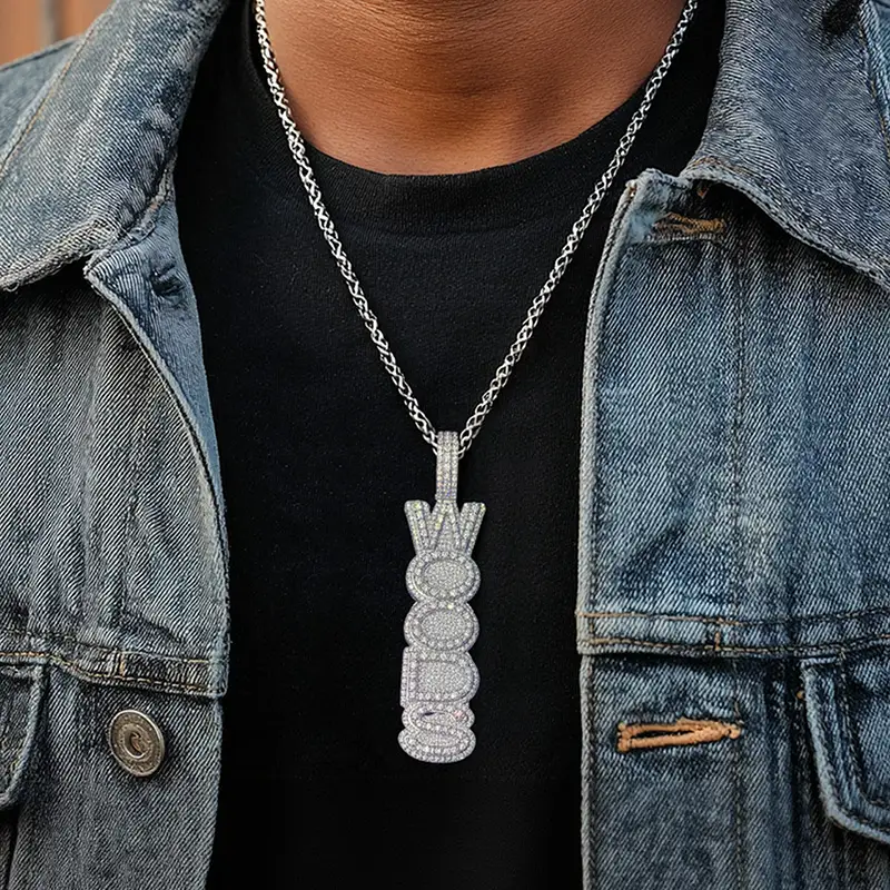 Helloice Iced Out Chains, Men's Iced Out Jewelry